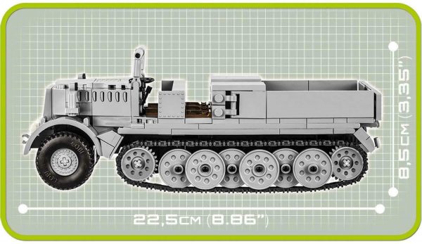 Cobi Panzer Halbkettenfahrzeug Sd.KFZ 9 Famo Bergefahrzeug 2522 – Cobi-Welt