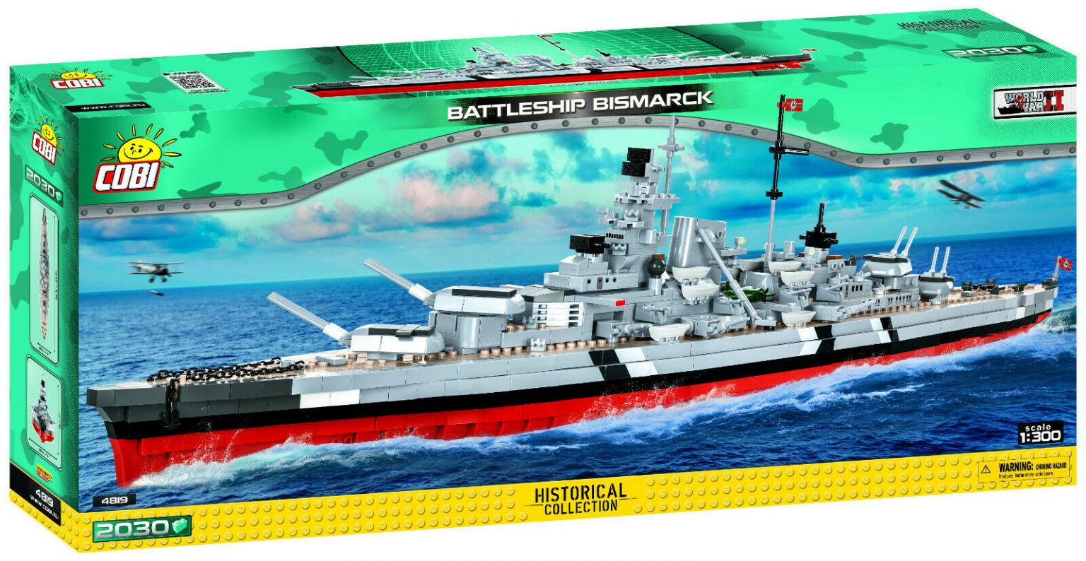 Cobi 4819 Schiff Battleship Bismarck Bausatz 2030 Teile – Cobi-Welt