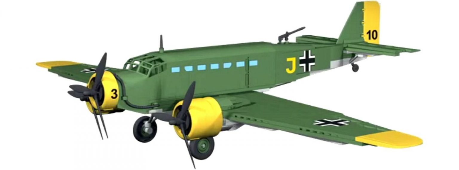 Cobi 5710 Junkers Ju 52/3m Unternehmen Merkur Crete 1942 Flugzeug ...